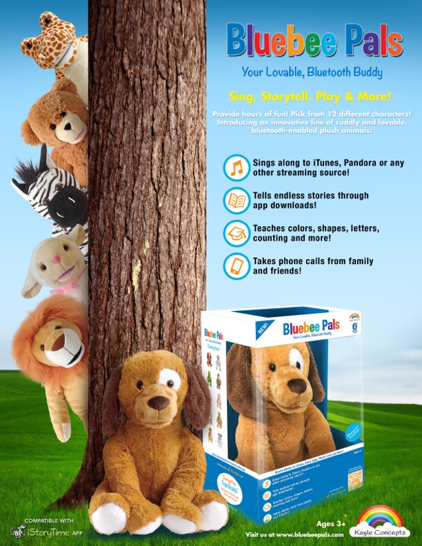 Bluebee Pals are Loveable Bluetooth Buddies You Can Take Anywhere ...